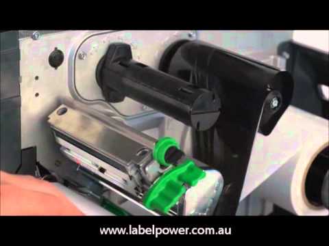 Loading Ribbon and Media - Datamax-O'neil I-Class Mark II by Label Power