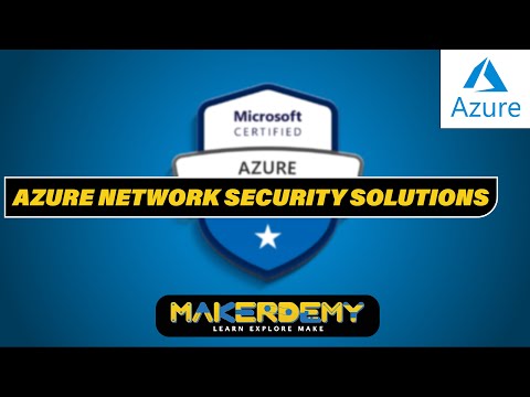 Azure Network Security Solutions (2022) | AZ-900 The Easy Way