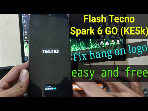 Flash Tecno Spark 6 Go (KE5k) via Sp flashtool