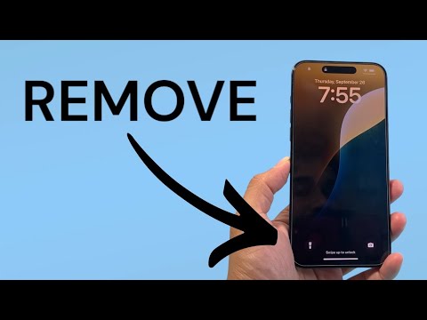 How To Remove Flashlight From Lock Screen on iOS 18