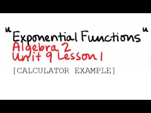Exponential Function Calculator Example