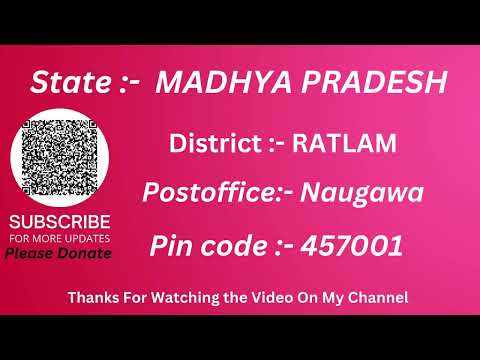 Madhya pradesh Ratlam Naulam Ka pin code 457001 / Ratlam Naulam ka post office