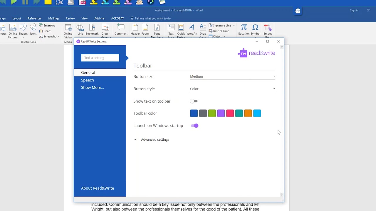 Read&Write for Windows - Spell Check