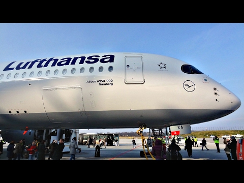 NEW LUFTHANSA AIRBUS A350-900XWB | Inaugural Flight Event | ✈