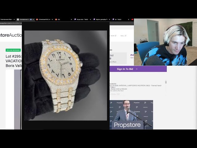 xQc reveals he's buying a diamond-studded Audemars Piguet watch for ...