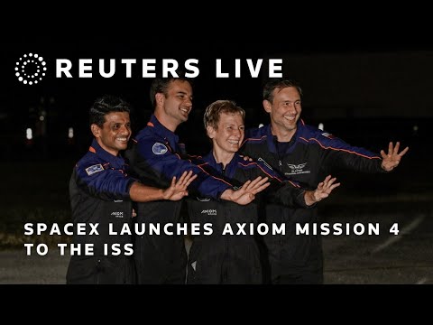 LIVE: SpaceX launches Axiom Mission 4 to the ISS | REUTERS
