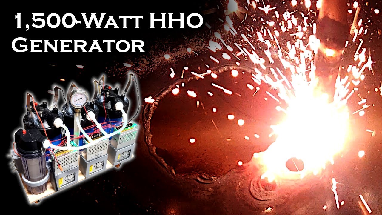 1,500 Watt HHO Gas Generator