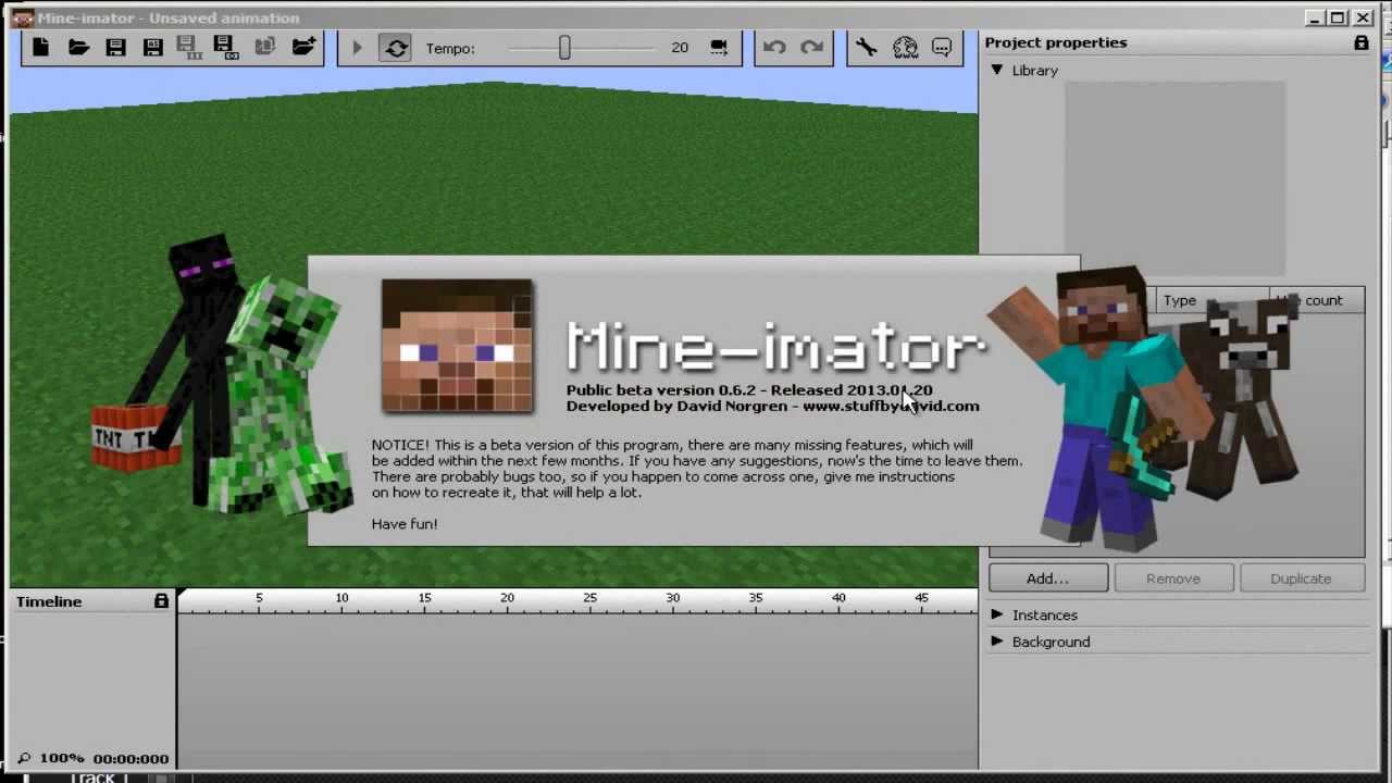 [Tutorial] How to use Mine-imator and more
