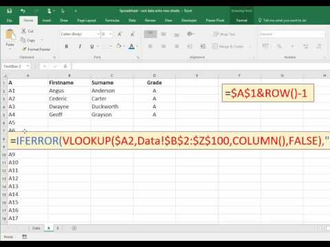 Spreadsheets: How to Sort Data Onto Sub Sheets based on values in a ...