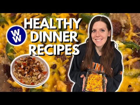 3 SIMPLE & HEALTHY Dinner Recipes For Weight Loss | weightwatcher points | High Protein Dinner Ideas