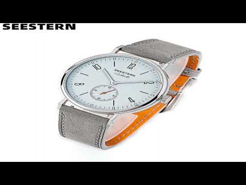 SEESTERN 2024 New Men Watch Automatic Business Wristwatches ST1701 Movement Ultra Thin Clo