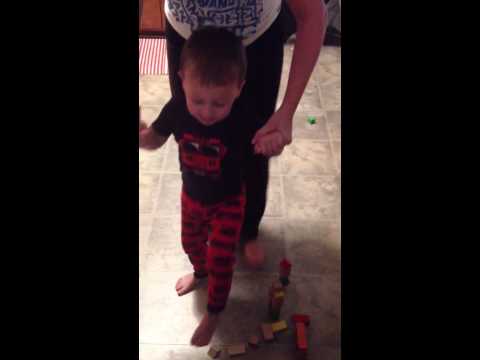 Gavin Walking - 4 days after his spica cast comes off