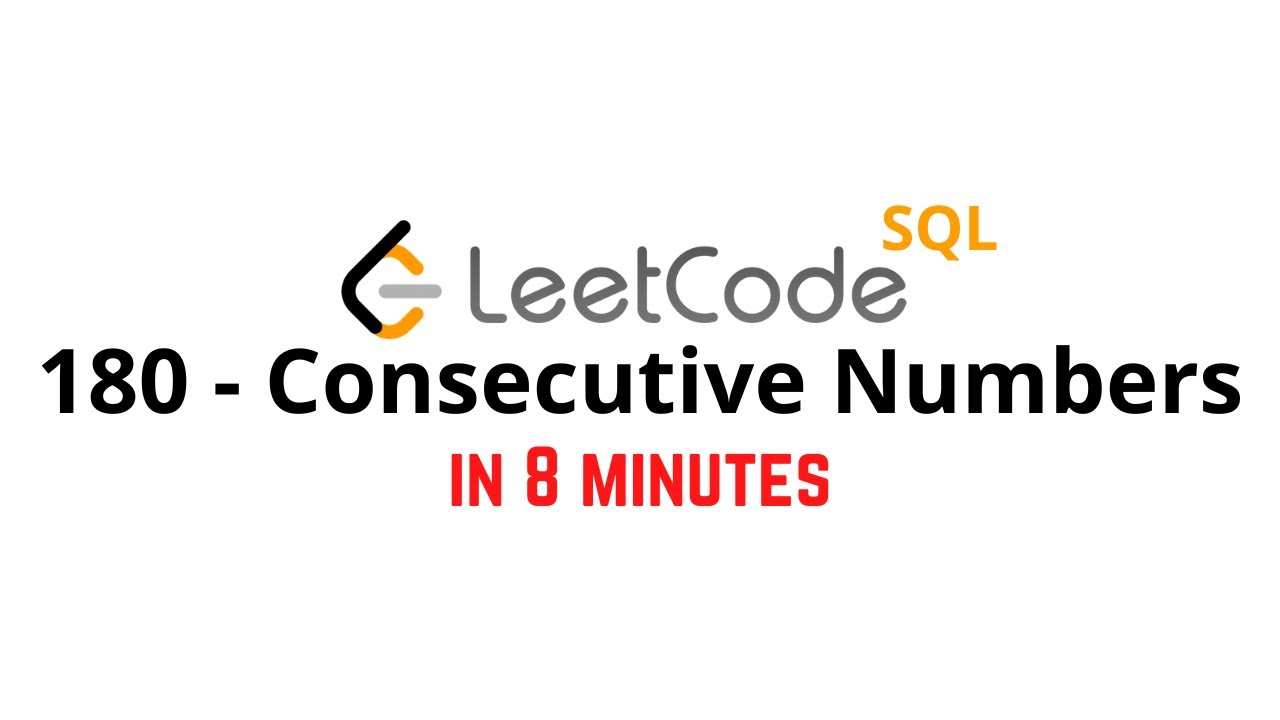 180. Consecutive Numbers | LeetCode  SQL Solution [MEDIUM]