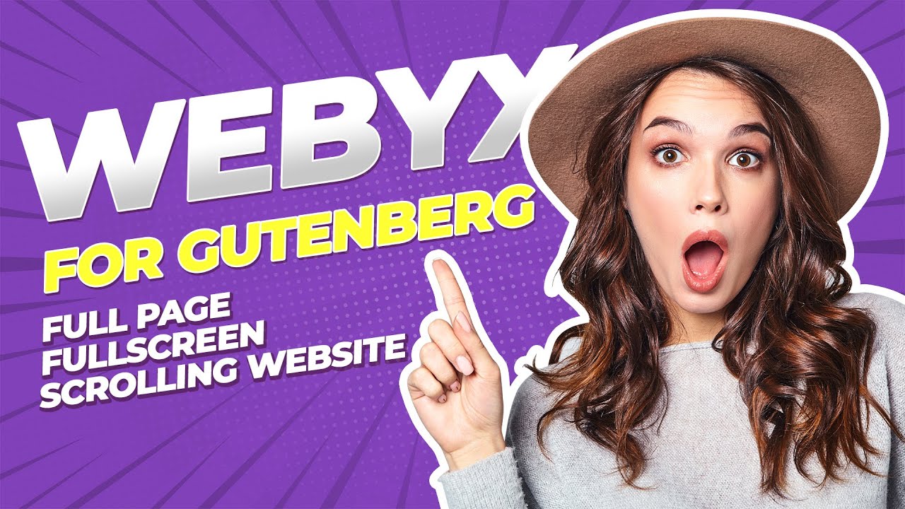 How to enable a classic horizontal scrolling effect on a website with Webyx for Gutenberg Pro