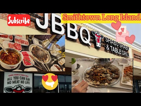All you can eat, JBBQ & Shabu Shabu Smithtown, Long Island NY. BBQ experience, wonderful!