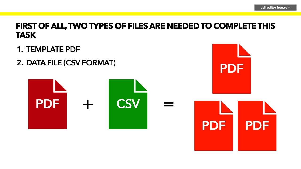 How to Variable data printing (VDP) online?  [PDF-editor-free.com]