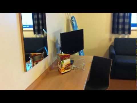 My room at the Travelodge London City Airport