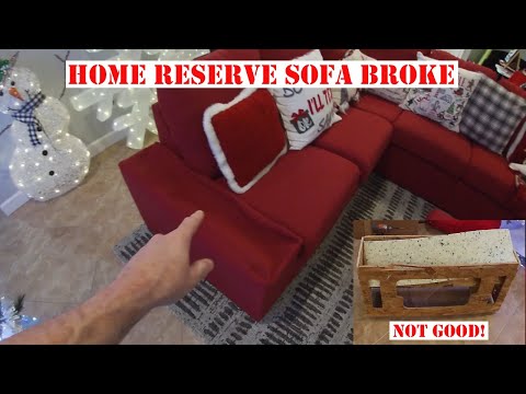 Home Reserve Sectional Sofa review. Update the Home Reserve Sectional Sofa broke!