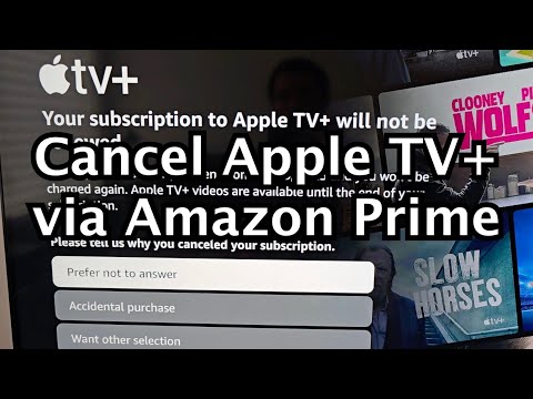 How to Cancel Apple TV+ Through Amazon Prime Subscription!