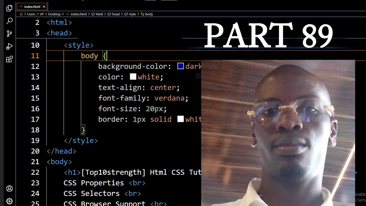 Html CSS Tutorial for Beginners to Advance: 89 CSS Crash Course - CSS Border Style with Hidden Value