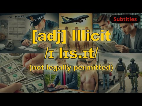 [adj] Illicit meaning (not legally permitted) with 5 examples