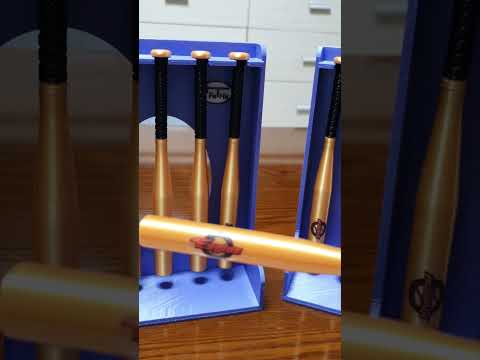 STL file BASEBALL FENCE, BAT, BALL, BAT HANGER [FULL KIT] ⚾ (3MF)・3D ...