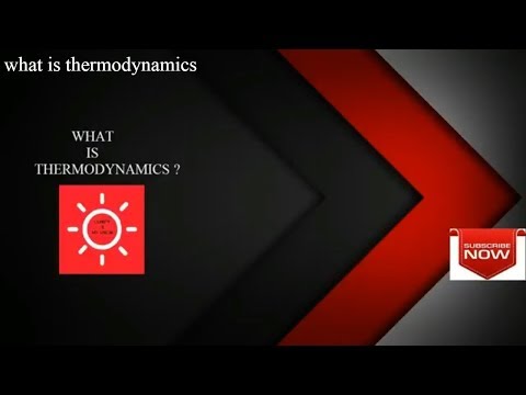 what is thermodynamics? and its applications