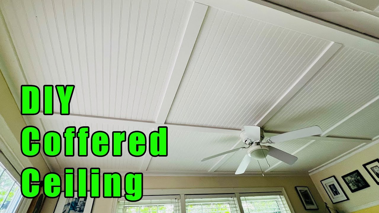 Coffered Ceiling: An Affordable DIY Upgrade