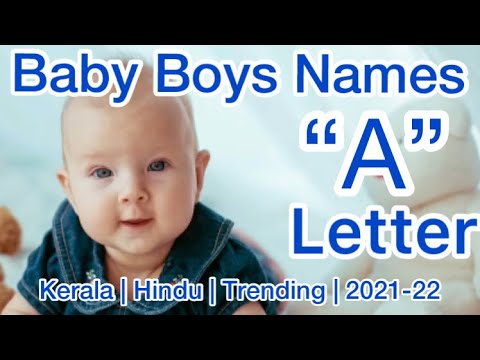 Unique Hindu Baby Boy Names | Letter A | 2022 | Trending