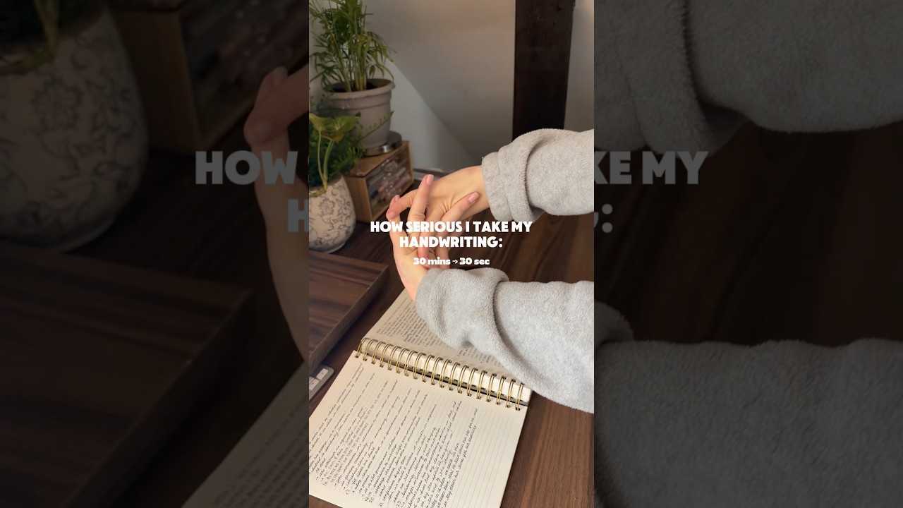 How serious I take my handwriting! #handwriting #betterhandwriting #notes #notetaking #school