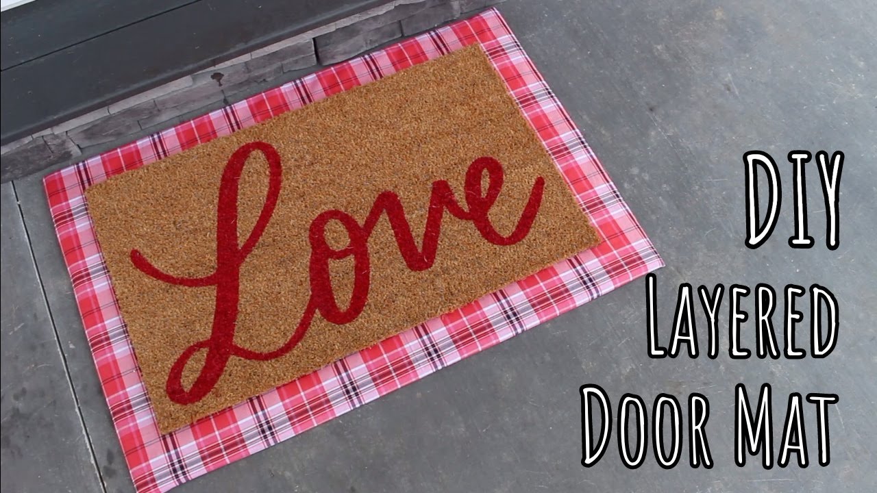 DIY | Interchangeable Layered Door Mat