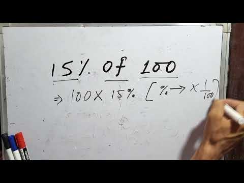 15 percent of 100 in Hindi | Surendra khilery