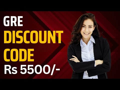 GRE Voucher / Promotion Code For 2024 -Latest Discount | GRE Discount Code INR 5500 | Working 100%