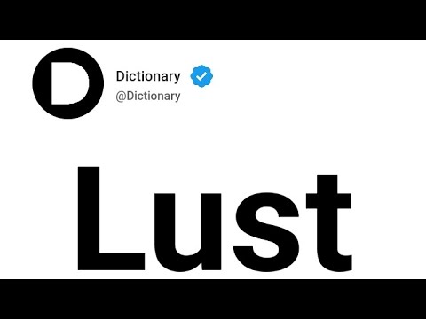 Lust Meaning In English