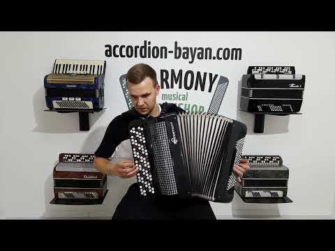 Bayan Jupiter Lux Russian Button Accordion Double Cassotto | Reverb