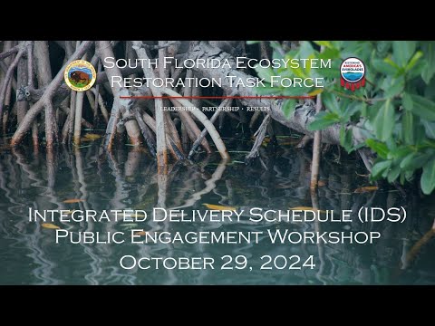 October 29, 2024 - Integrated Delivery Schedule (IDS) Public Engagement Workshop