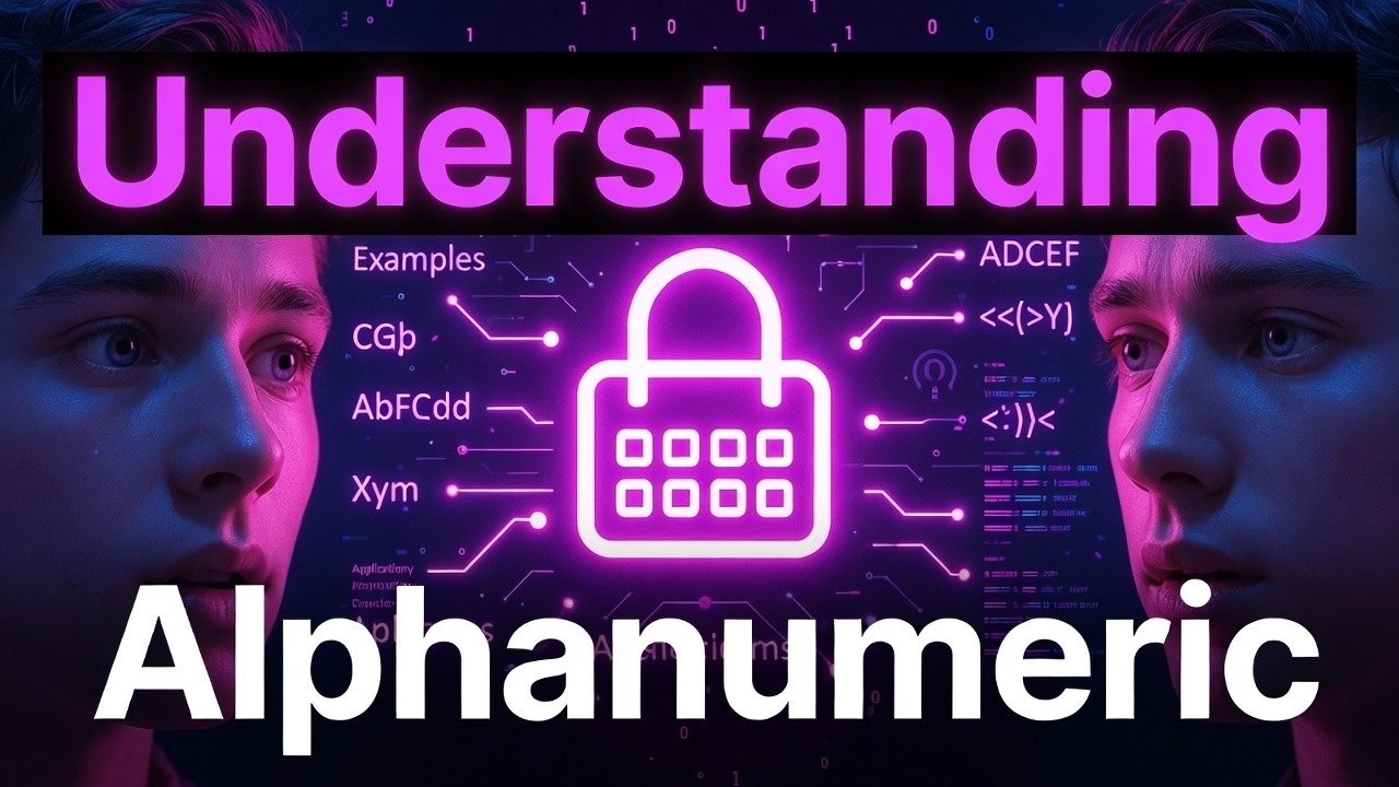 Alphanumeric Characters EXPLAINED: Applications in Programming and Security