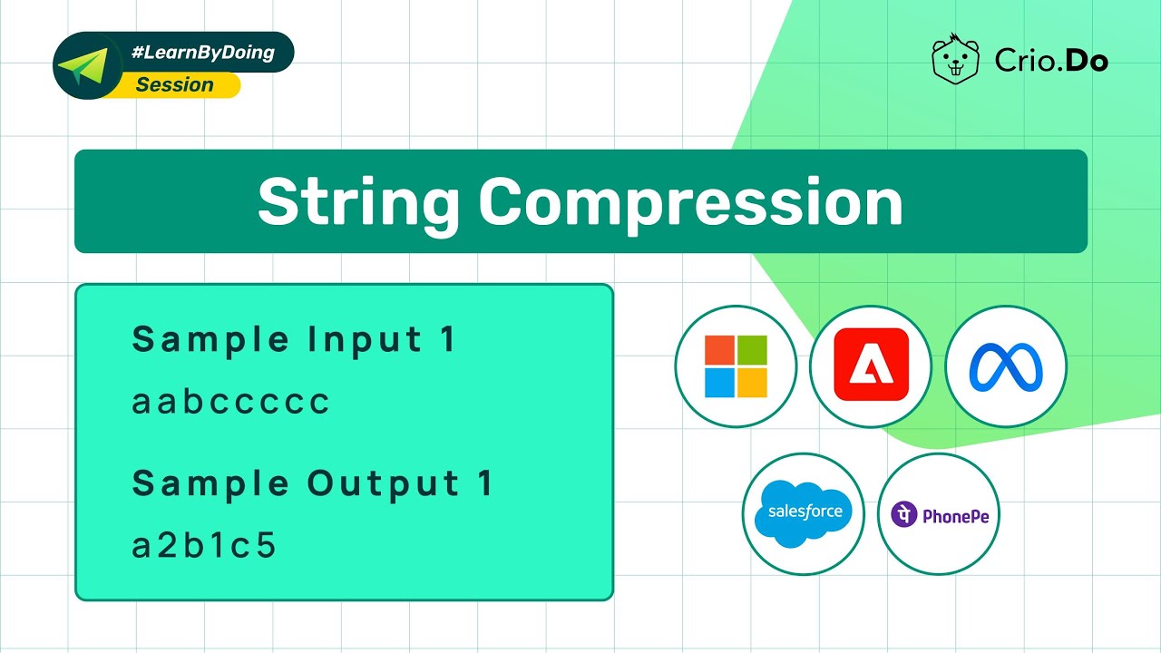 String Compression | Java | Master DSA Interview Questions