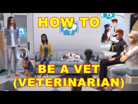 Sims 4 Cats & Dogs: How to Be a Vet (Veterinarian Career)