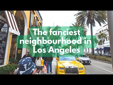 The most GLAMOROUS street in Los Angeles known for designer shops and CELEBRITY spottings
