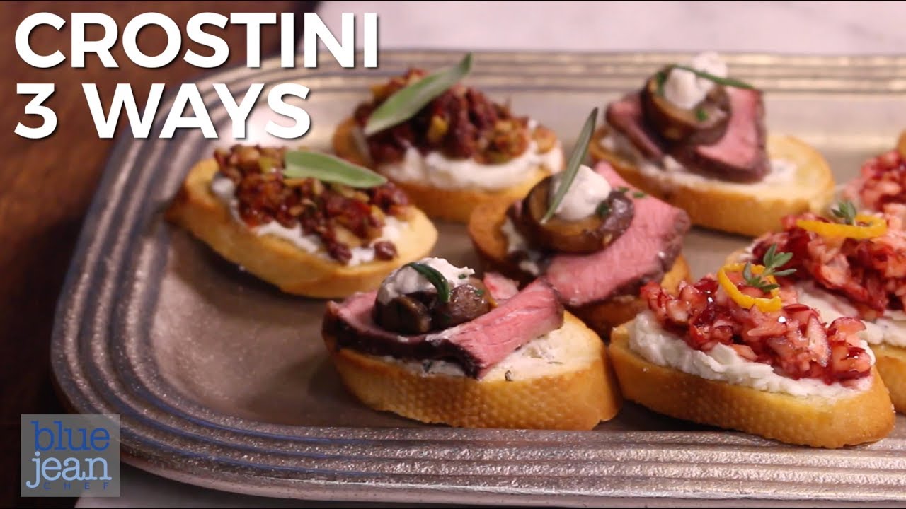 Crostini Three Ways