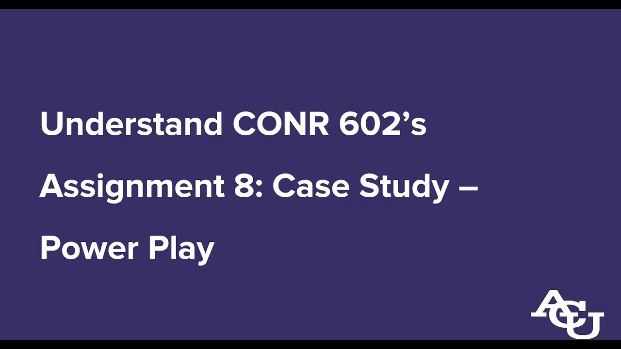 Conflict Management: Insightful Case Study Analysis | ACU Online Writing Center