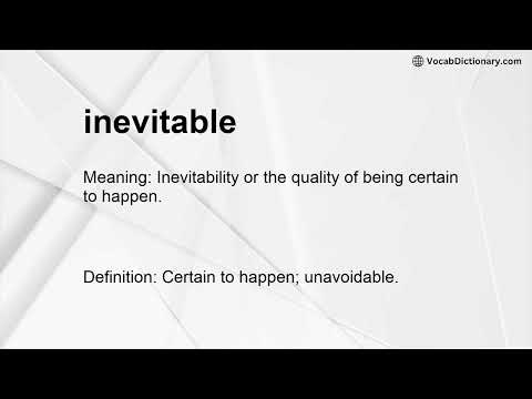 inevitable Meaning