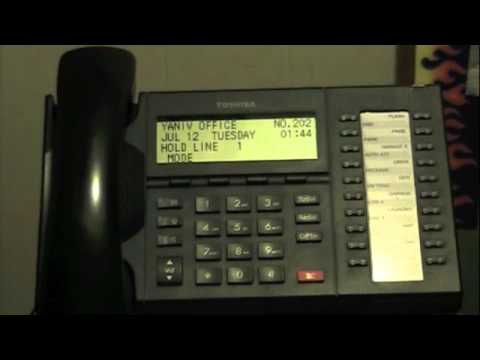 Toshiba Phone System Call Transfer