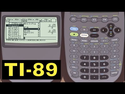TI-89 Calculator - Sin, Cos, Tan with the TI-89 Calculator