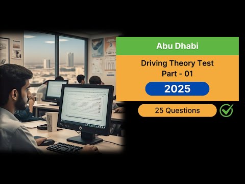 Abu Dhabi Driving Theory Test 2025 | RTA Questions and Answers for UAE Driving License
