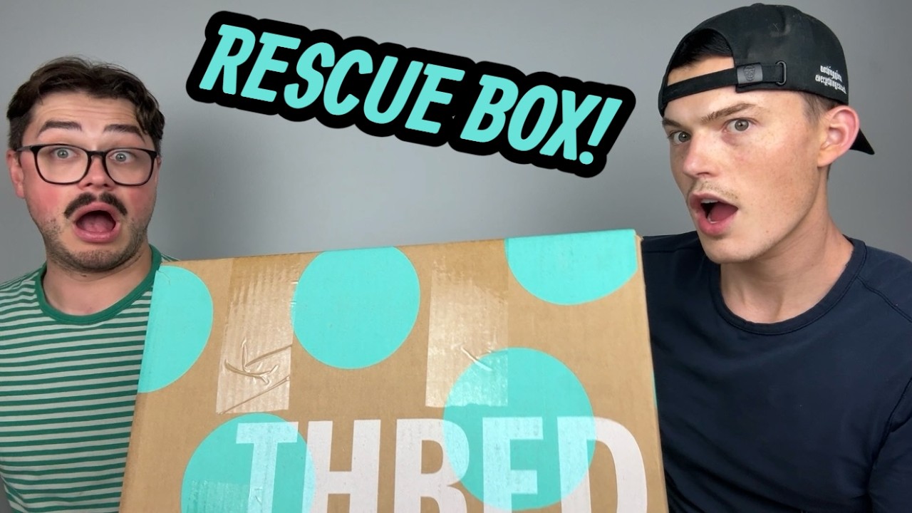 ThredUp Rescue Box of 25 Mystery Clothing Items! Will We Get Trash or Treasure?!