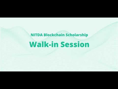 Walk-in Session | NITDA BLOCKCHAIN SCHOLARSHIP