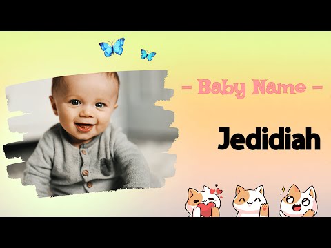 JEDIDIAH | Jedidiah name meaning | Boy Name Meaning | Beloved of Yahweh (2023)