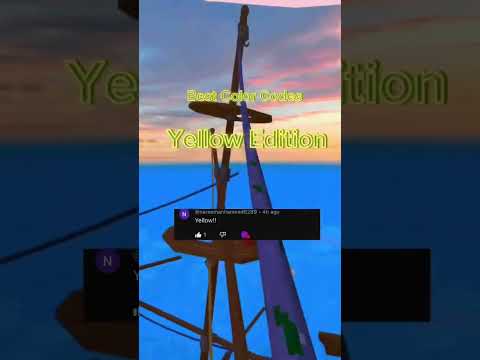 Best Color Codes! (Yellow Edition) LIKE FOR PART 3 @jmancurly #gtag #funny #lol #vr #colors #code